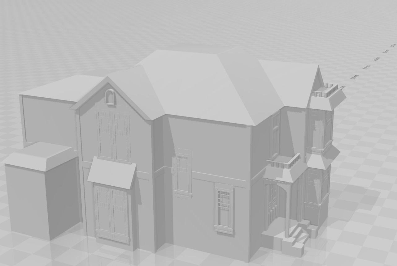 charmed manor used to 3d print model 3D model 3D printable | CGTrader