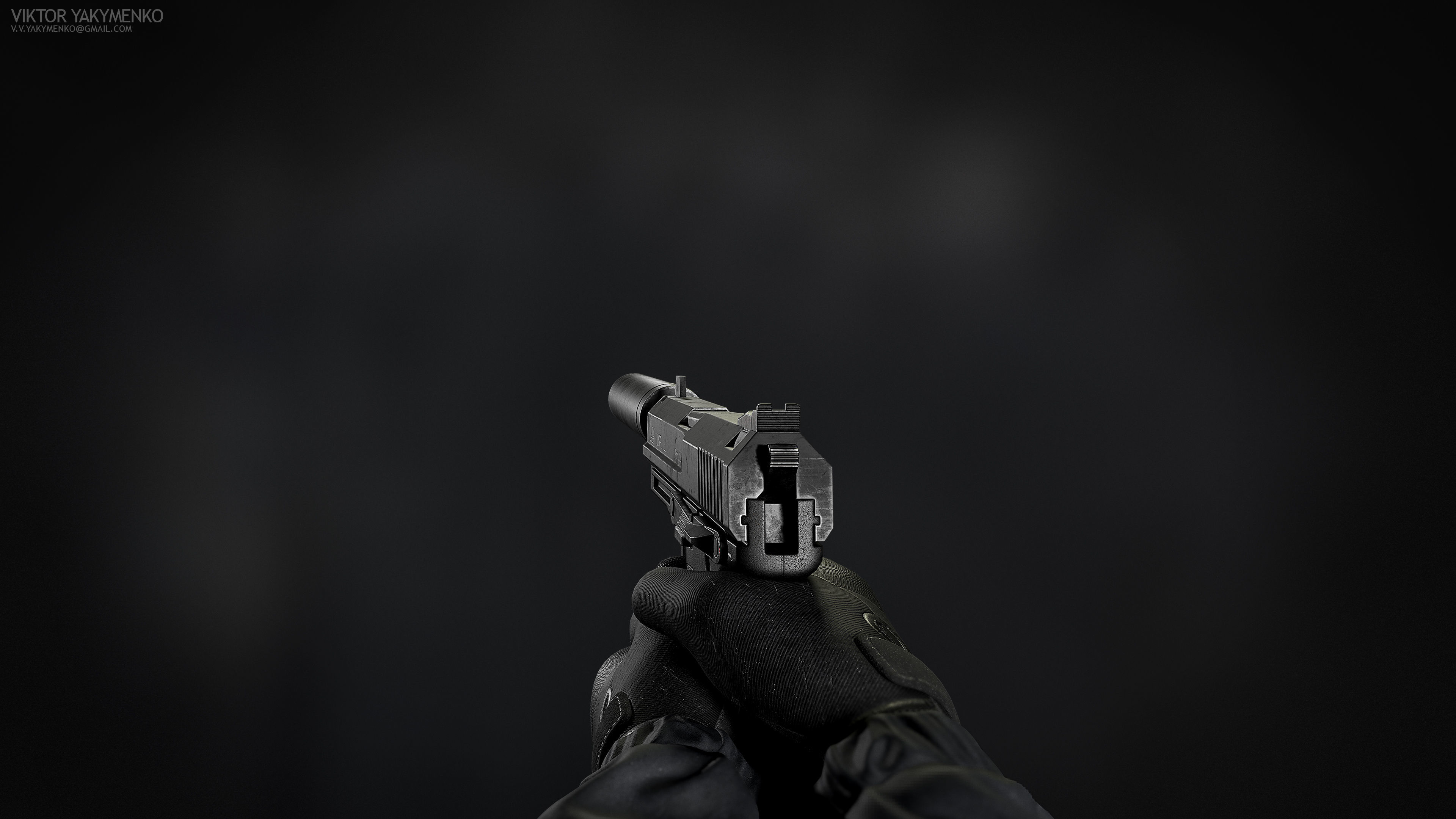 3D model Heckler and Koch USP SD VR / AR / low-poly | CGTrader