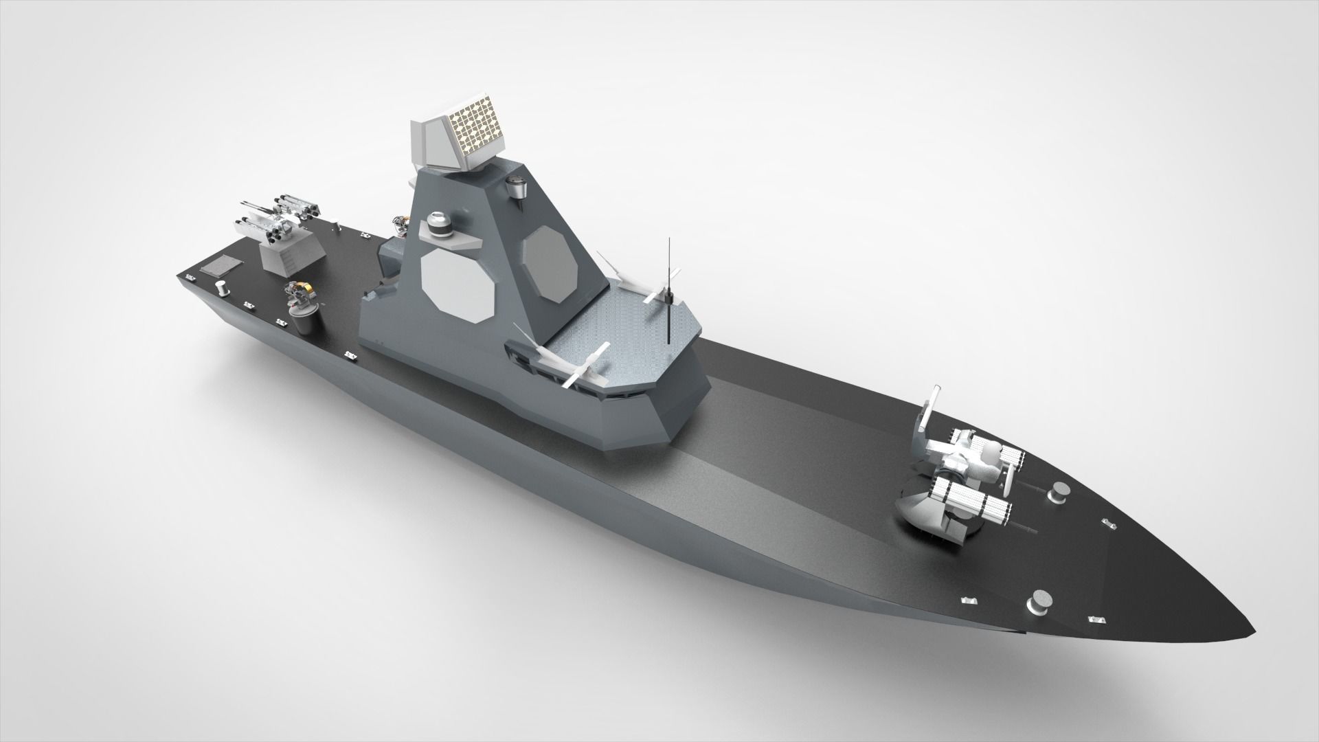 3D Unmanned surface vehicles USV | CGTrader