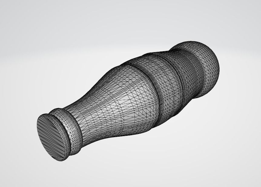 Overly Detailed Coke Bottle free 3D model | CGTrader