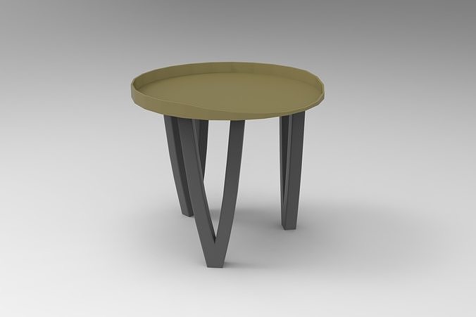 3D model Ninfea Small Table VR / AR / low-poly | CGTrader