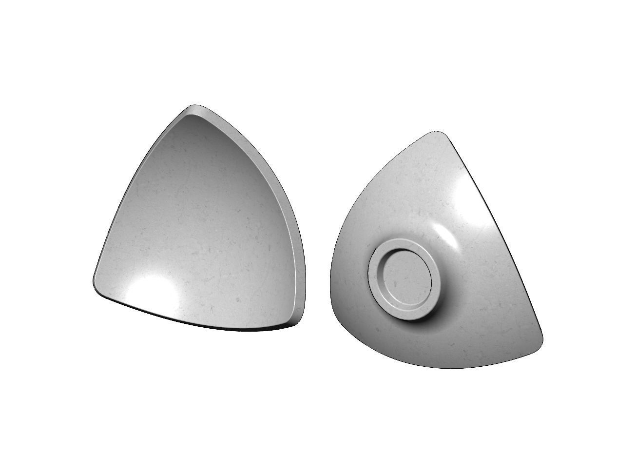 Triangular plate relief 3D model 3D printable | CGTrader