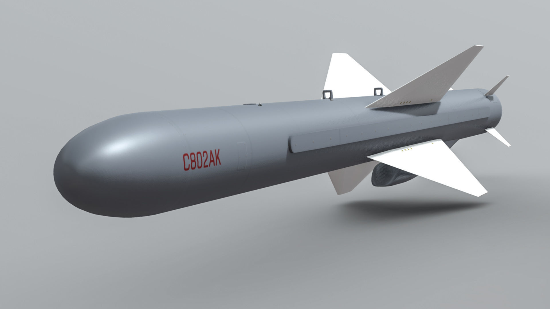 C-802AK - YJ-83 Chinese Anti-Ship Cruise Missile 3D model | CGTrader