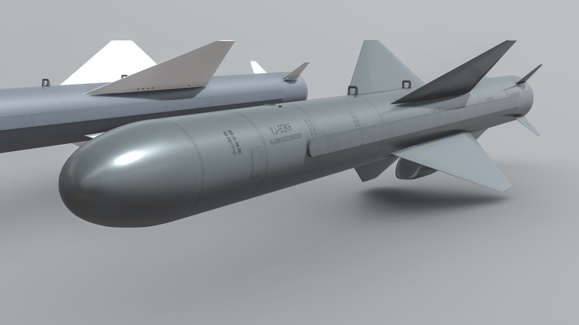 C-802AK - YJ-83 Chinese Anti-Ship Cruise Missile 3D model | CGTrader