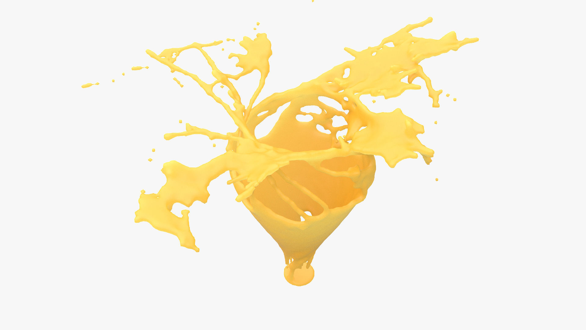 Splash liquid splashing onto background free 3D model | CGTrader