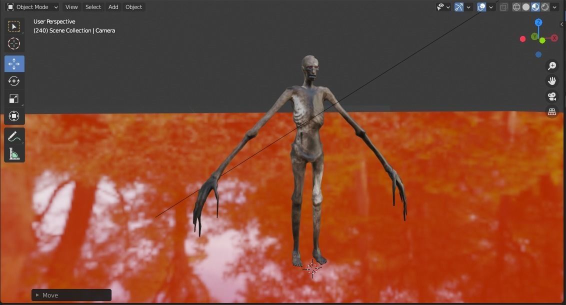Nightmare SCP-096 free 3D model | CGTrader