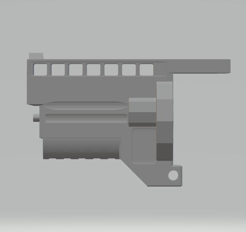 FHW Bolter Revolver Cosplay Blaster free 3D model 3D printable | CGTrader