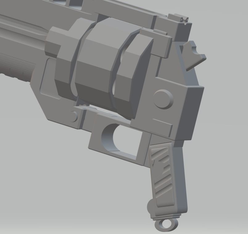 FHW Bolter Revolver Cosplay Blaster free 3D model 3D printable | CGTrader
