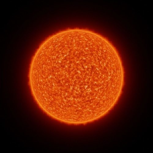 Orange Dwarf Star Texture