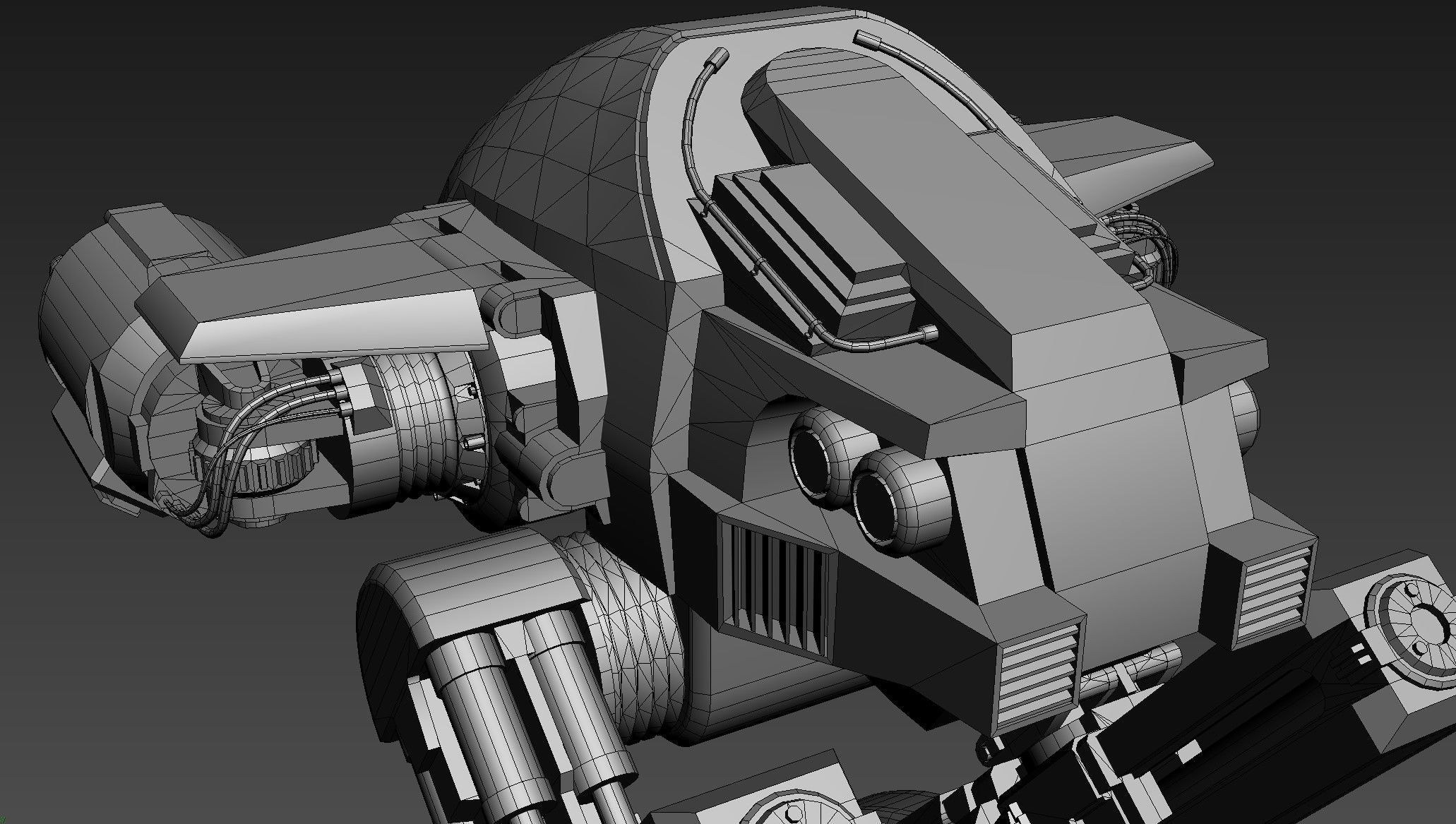 3D model ED 209 OCP Robocop VR / AR / low-poly | CGTrader