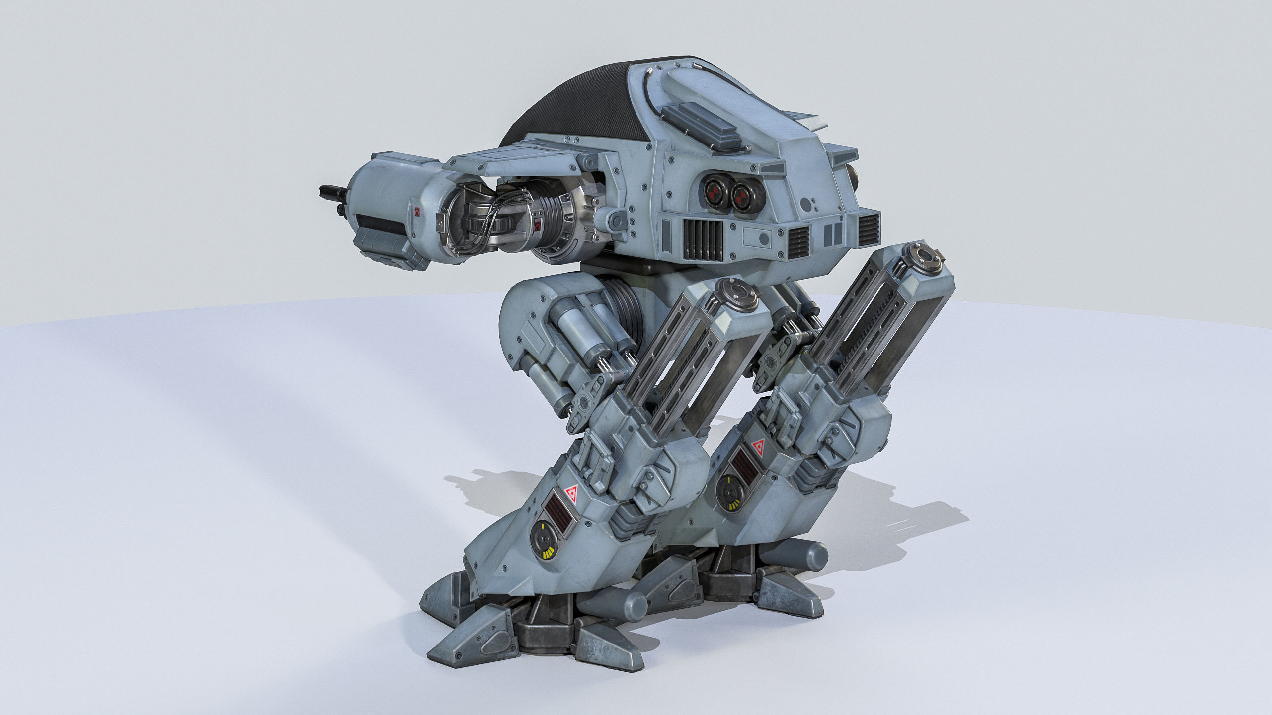 3D model ED 209 OCP Robocop VR / AR / low-poly | CGTrader