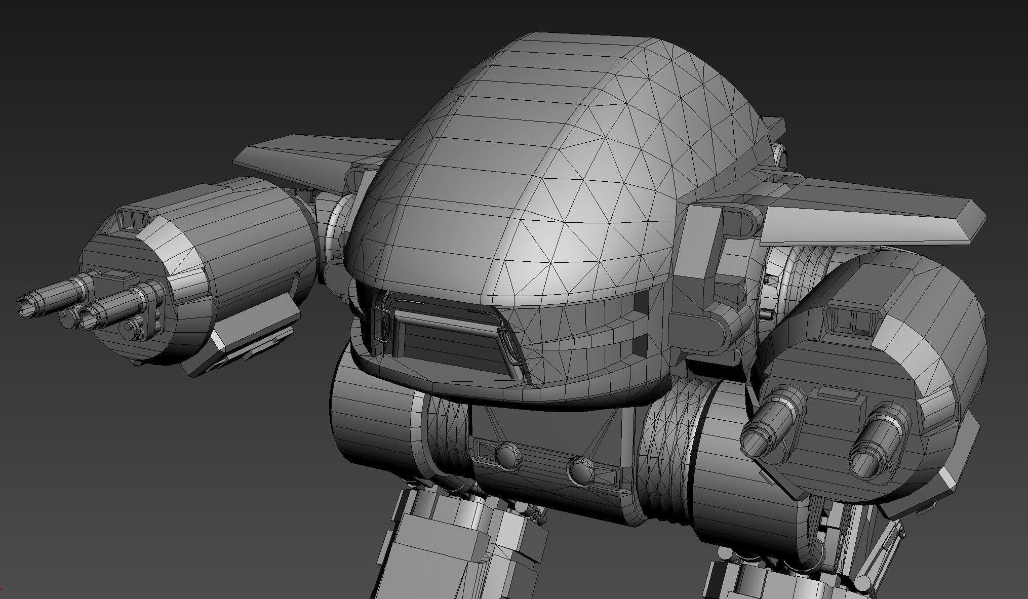 3D model ED 209 OCP Robocop VR / AR / low-poly | CGTrader