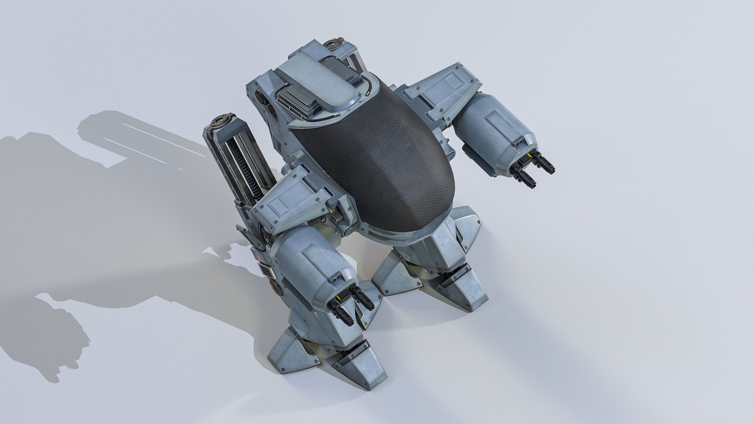 3D model ED 209 OCP Robocop VR / AR / low-poly | CGTrader