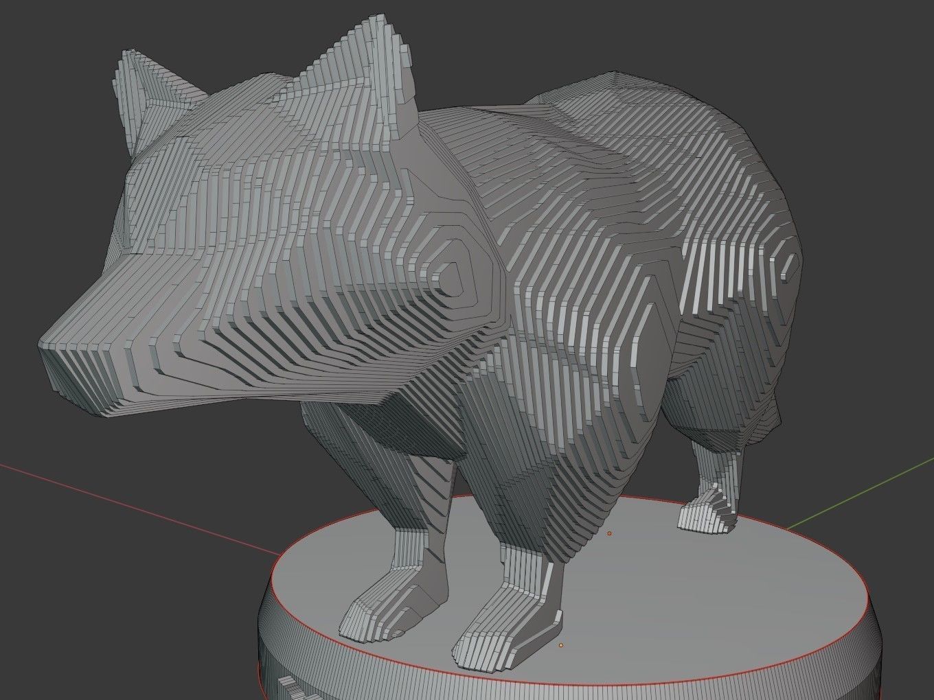 3D model Parametric Raccoon VR / AR / low-poly | CGTrader
