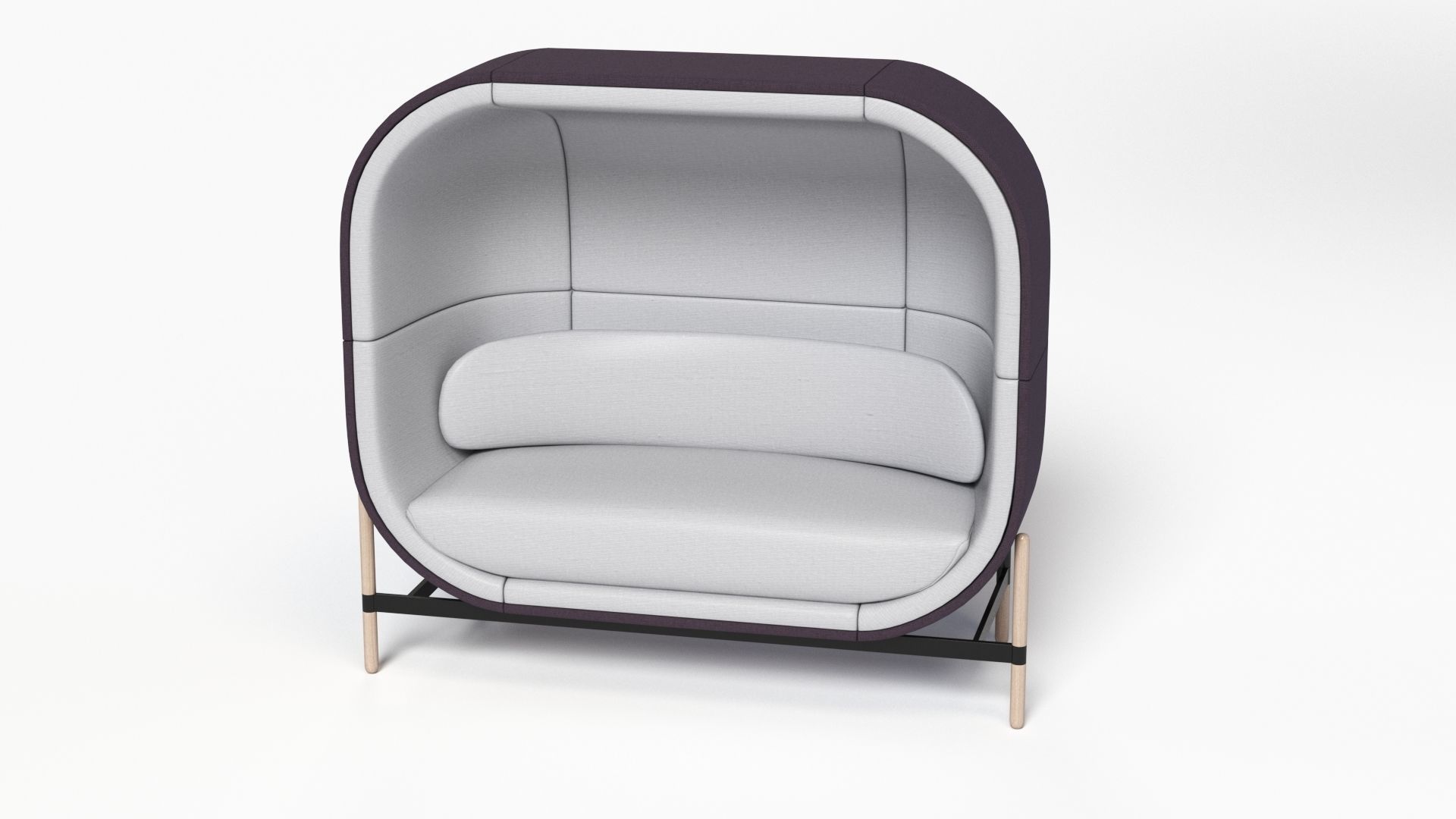 Capsule Sofa 3D model | CGTrader