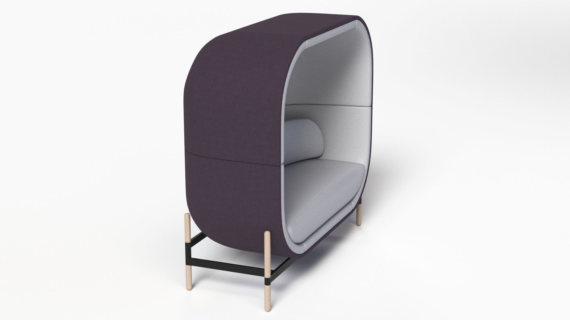 Capsule Sofa 3D model | CGTrader