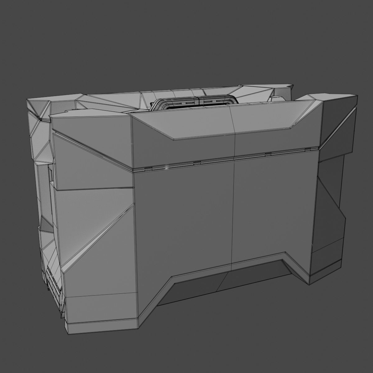 Sci-Fi Storage Crate High-poly 3D model | CGTrader