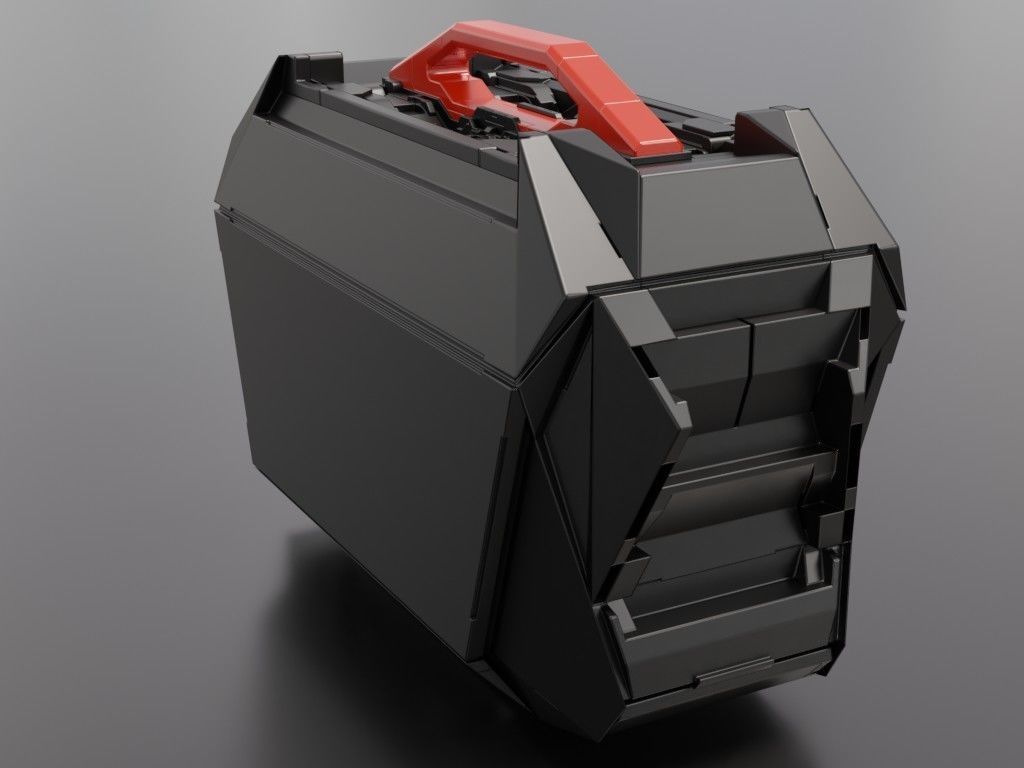 Sci-Fi Storage Crate High-poly 3D model | CGTrader