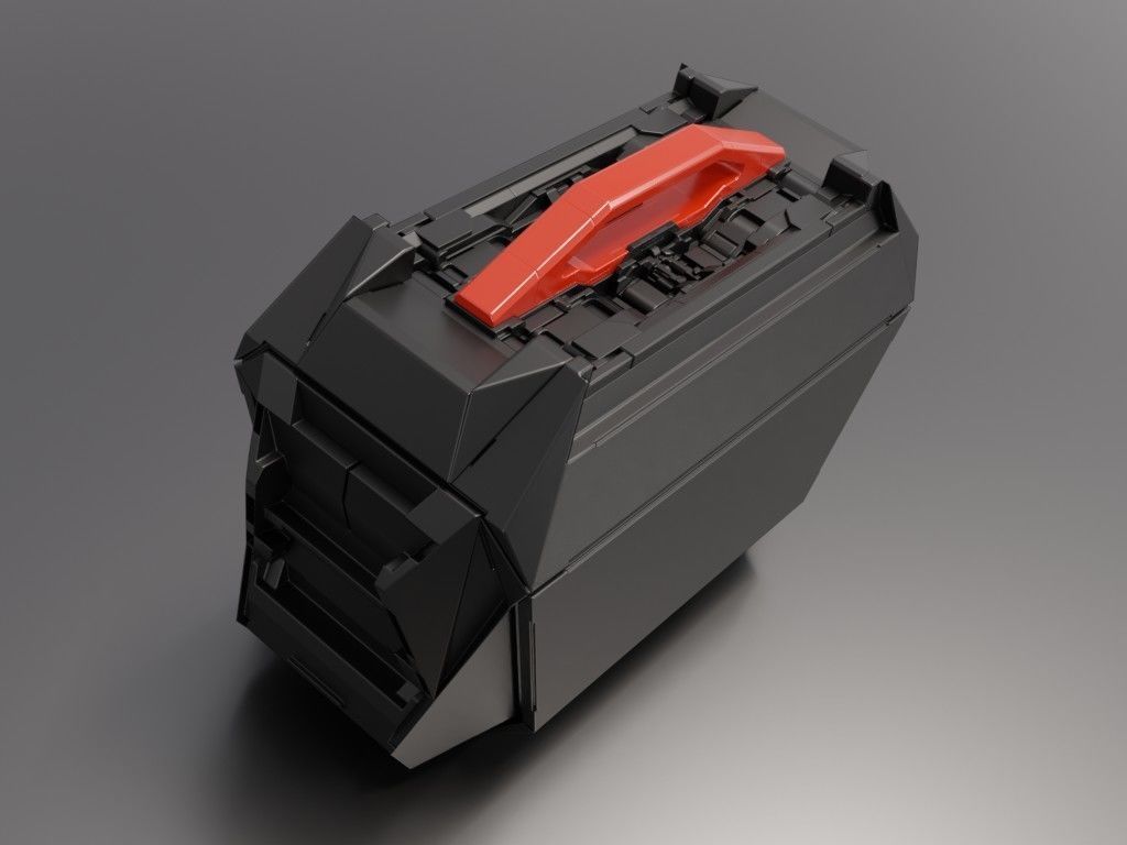 Sci-Fi Storage Crate High-poly 3D model | CGTrader