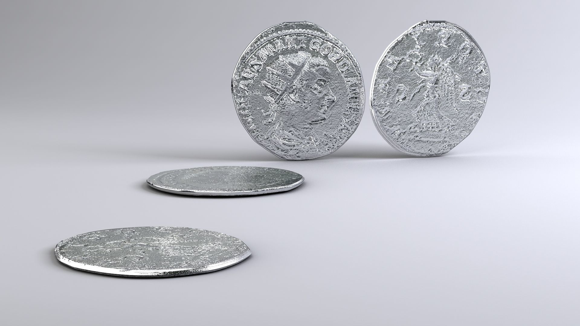 Coins 3D model | CGTrader