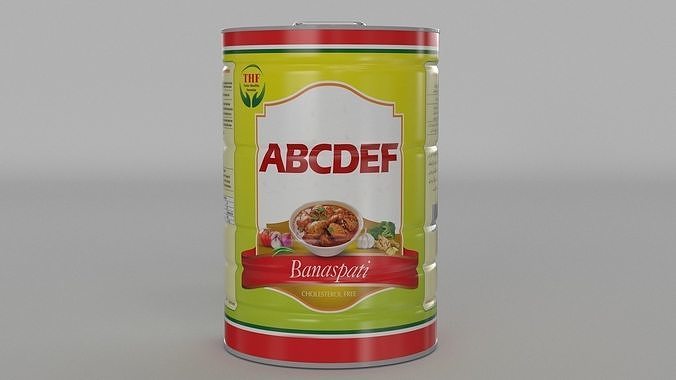 Cooking oil 3D model | CGTrader