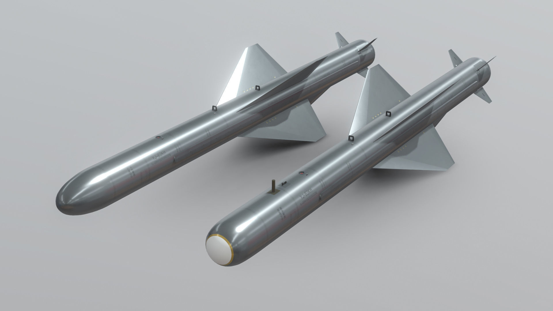 CM-802AKG - C-802AK Air Launched Cruise Missiles 3D model | CGTrader