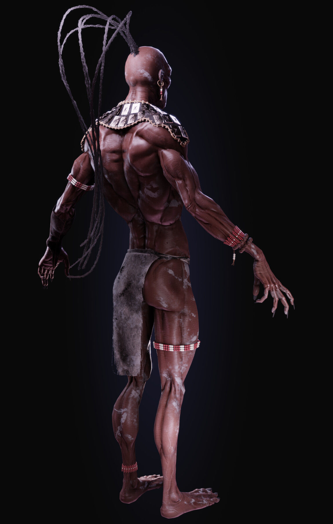 3D model Gangly Low-poly VR / AR / low-poly | CGTrader