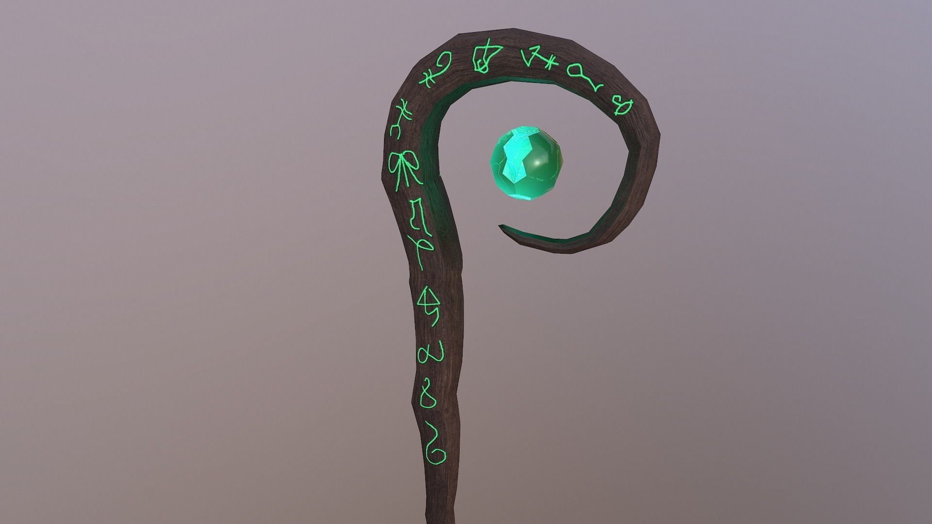 3D model Wizard Wand VR / AR / low-poly | CGTrader