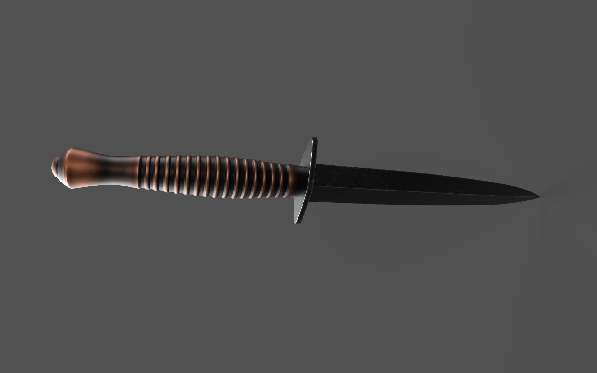 Fairbairn Sykes fighting knife free VR / AR / low-poly 3D model | CGTrader