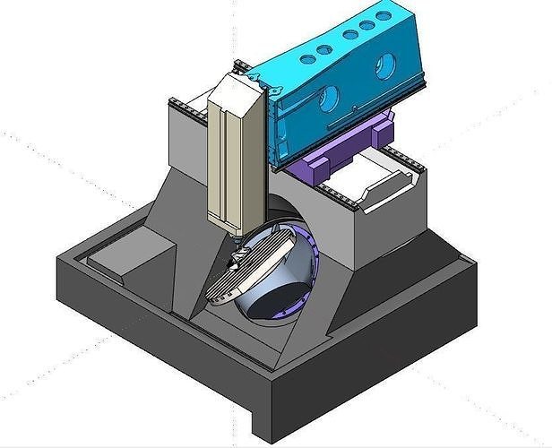 Cnc machine DMU 70v 3D model | CGTrader