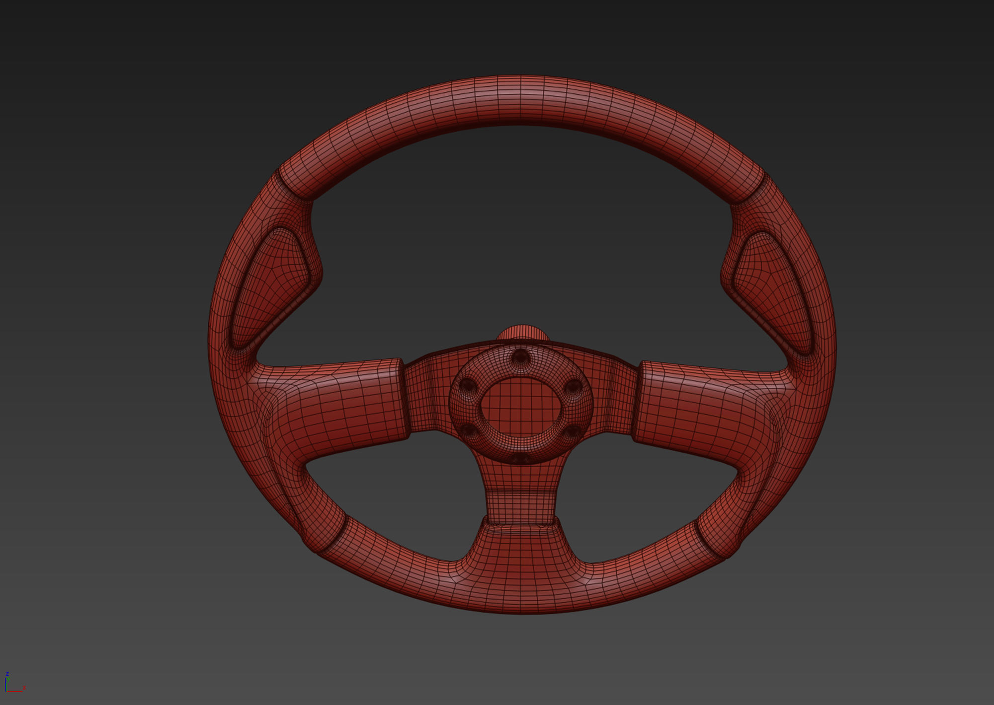 Steering Wheel 3D model 3D model | CGTrader