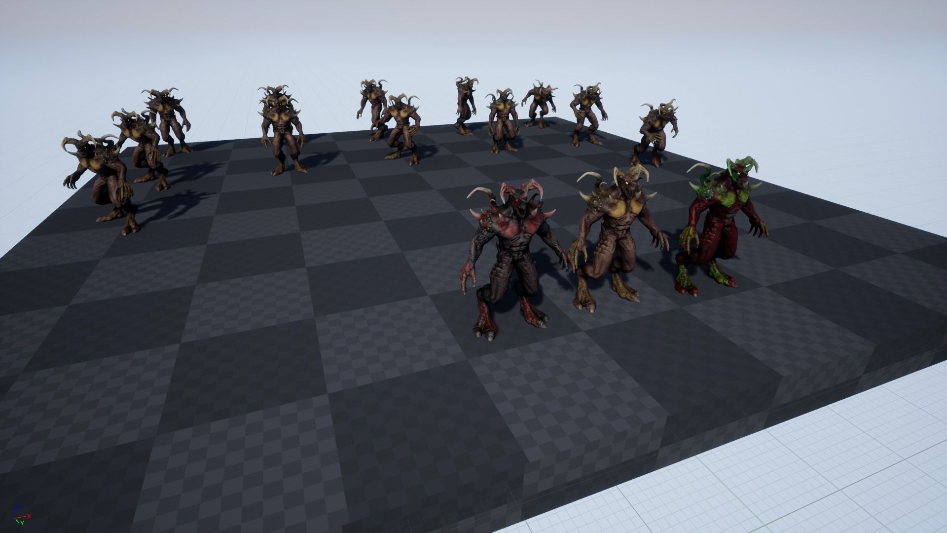 3D model Monster demon VR / AR / low-poly rigged animated | CGTrader