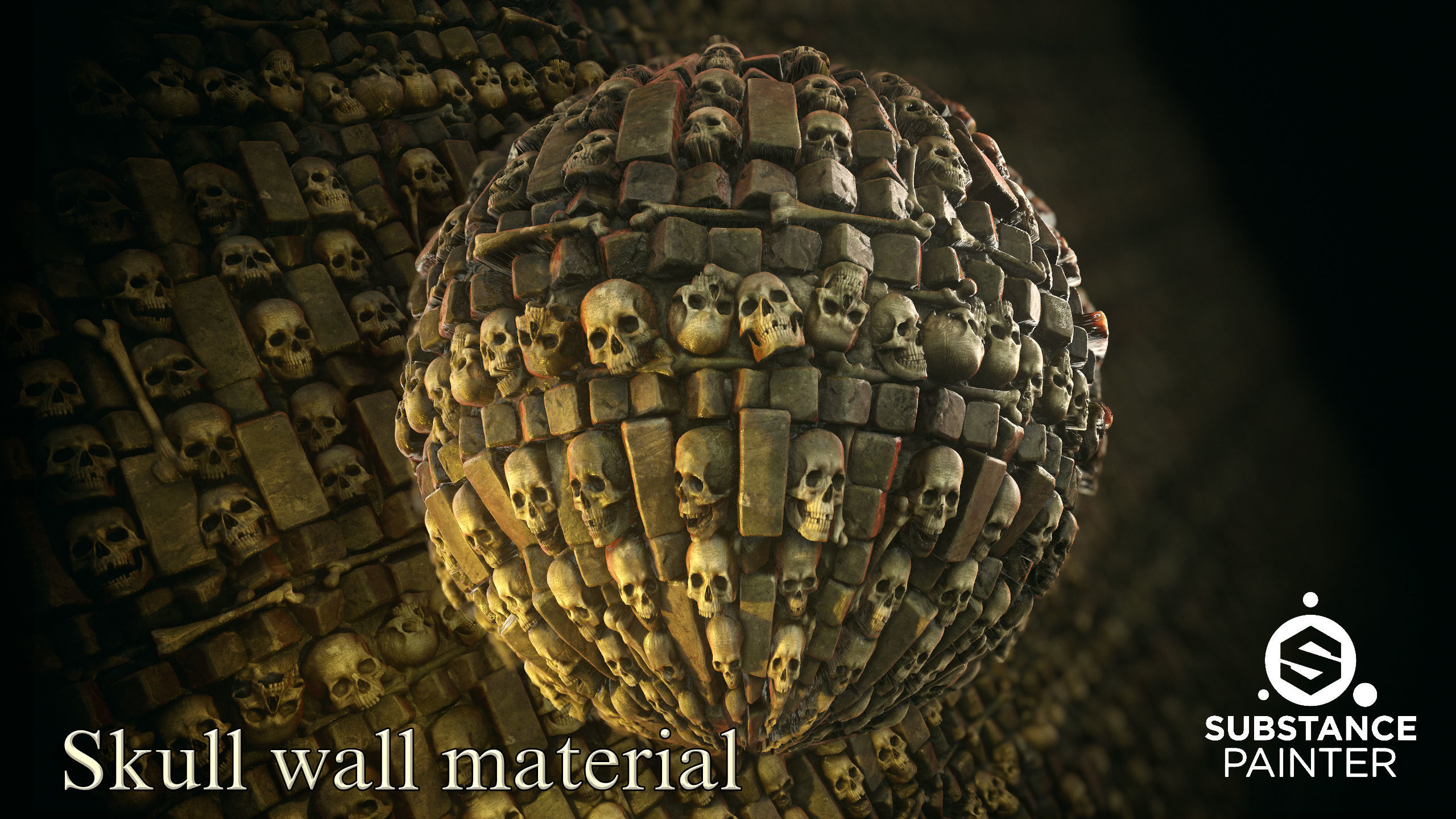 Texture 2 Skull wall materials VR / AR / low-poly | CGTrader