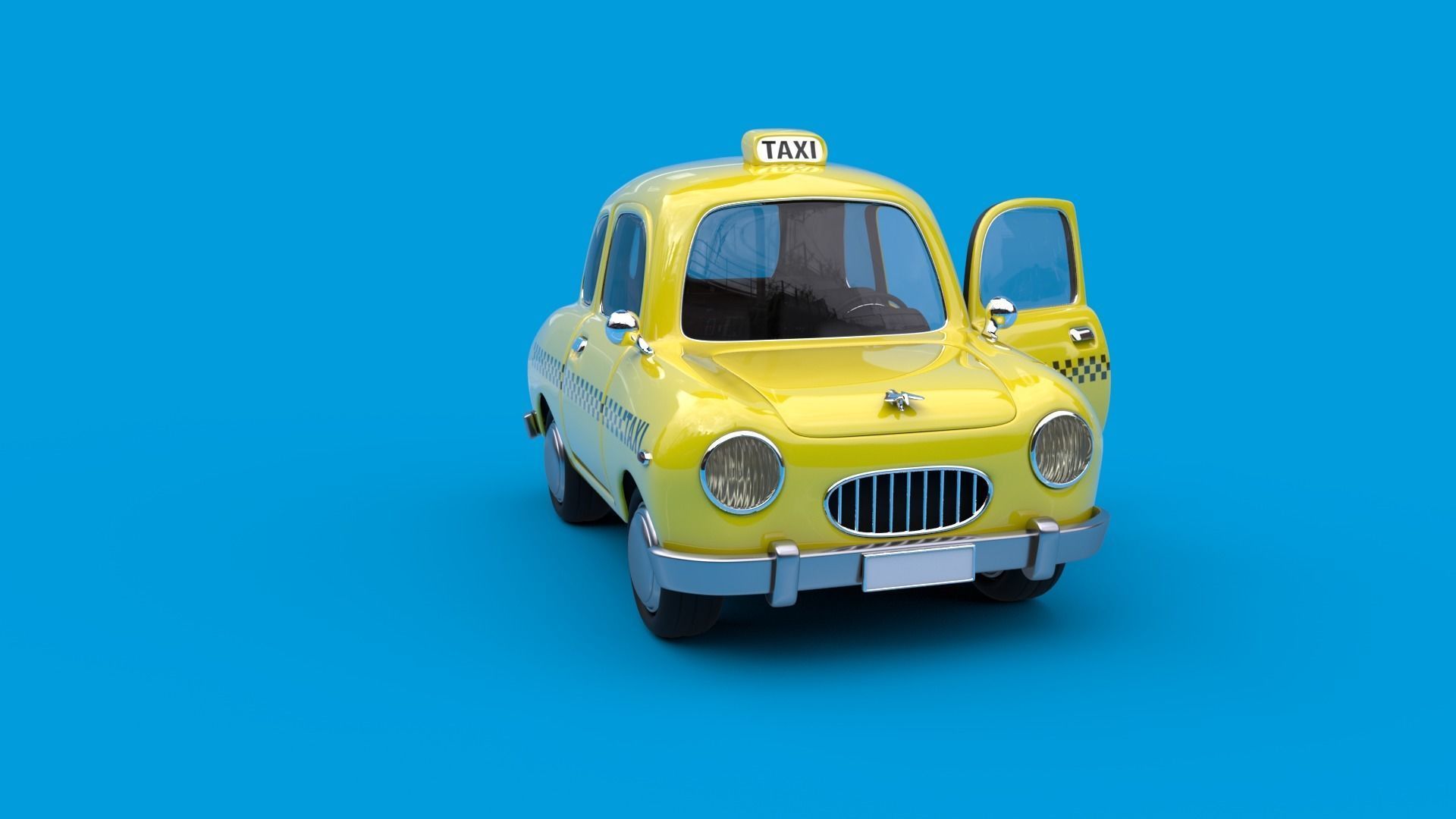Cartoon Car Pack 3D model | CGTrader