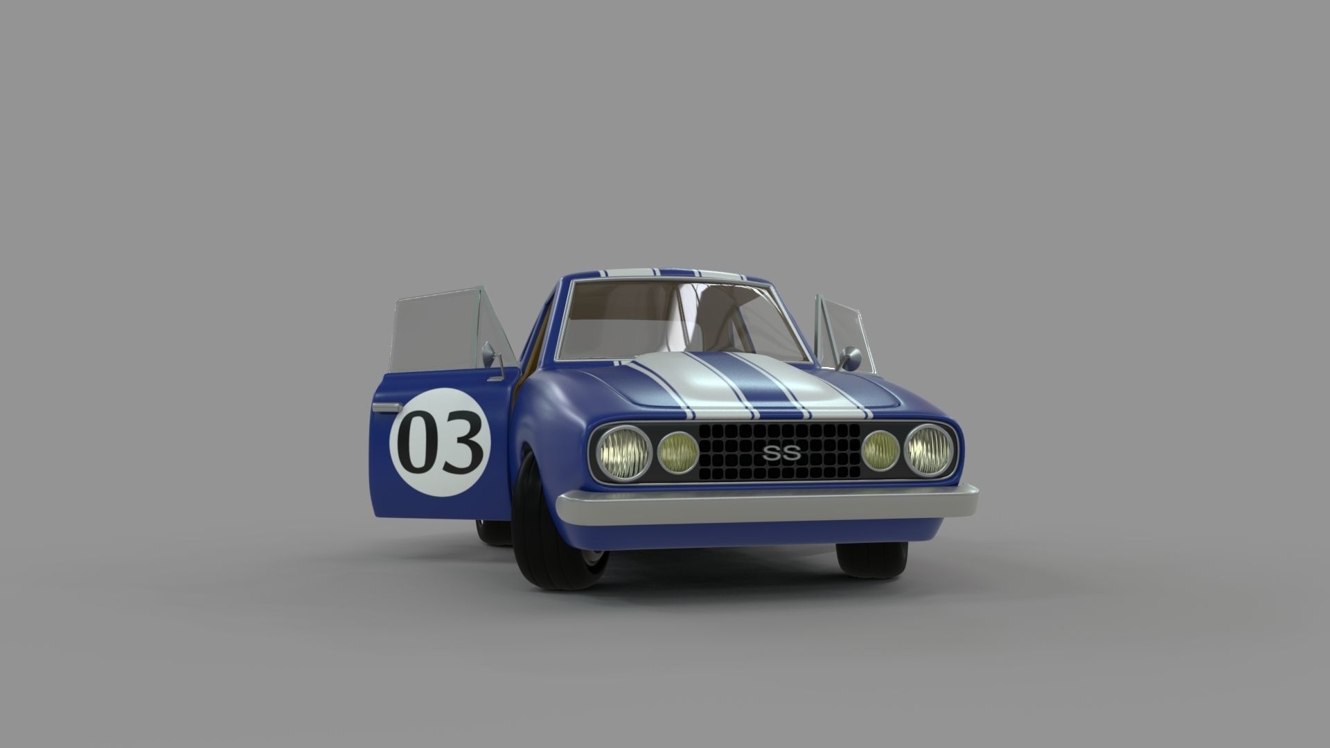 Cartoon Car Pack 3D model | CGTrader