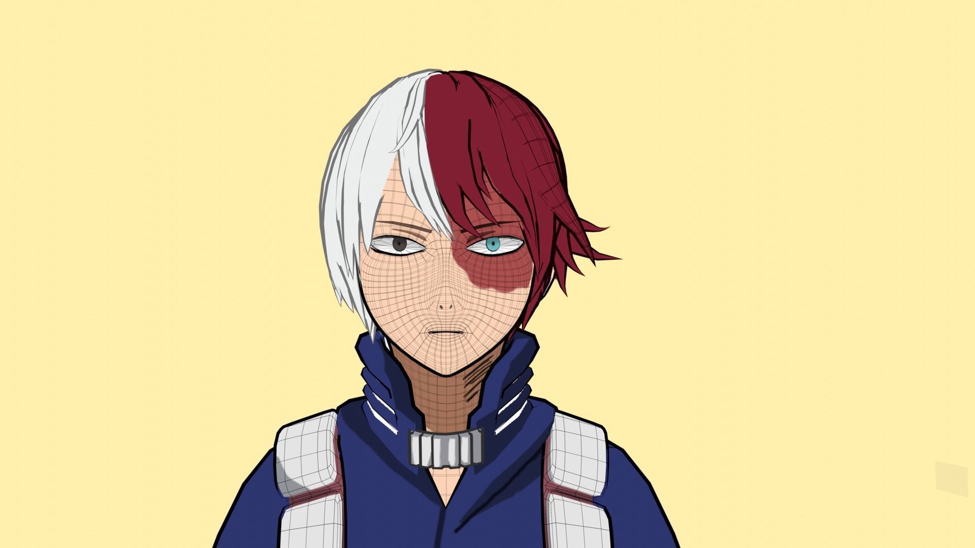 3D model todoroki shoto my hero academia VR / AR / low-poly | CGTrader