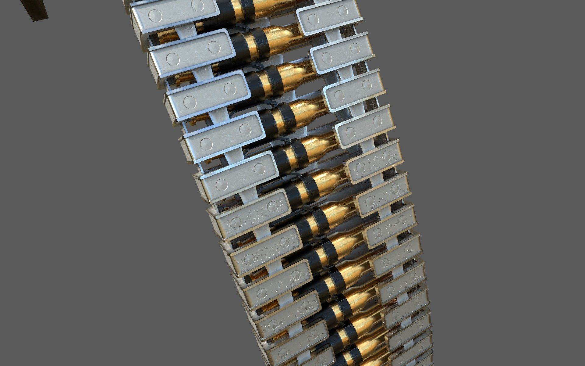 3D model MINIGUN M134 with ammunition backpack VR / AR / low-poly ...