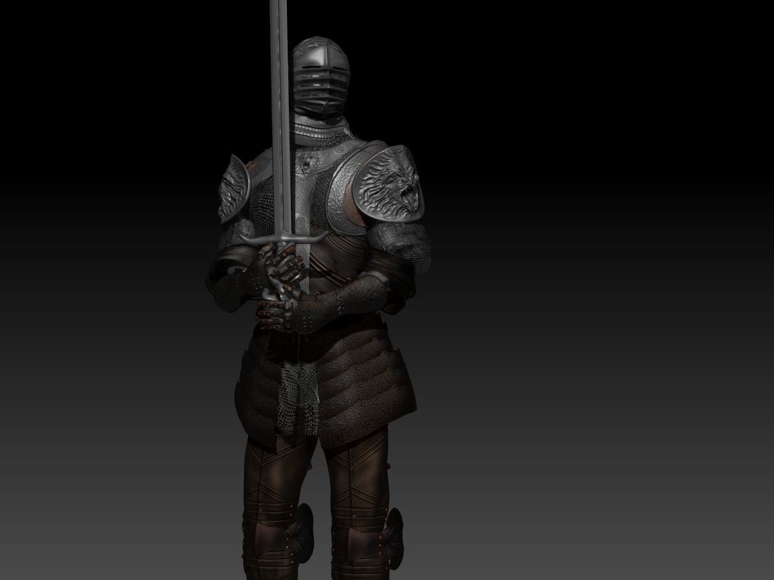 Medieval lion Armor 3D model | CGTrader