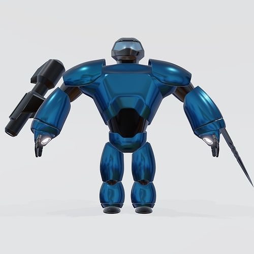 3D rocketman robot 3D model | CGTrader