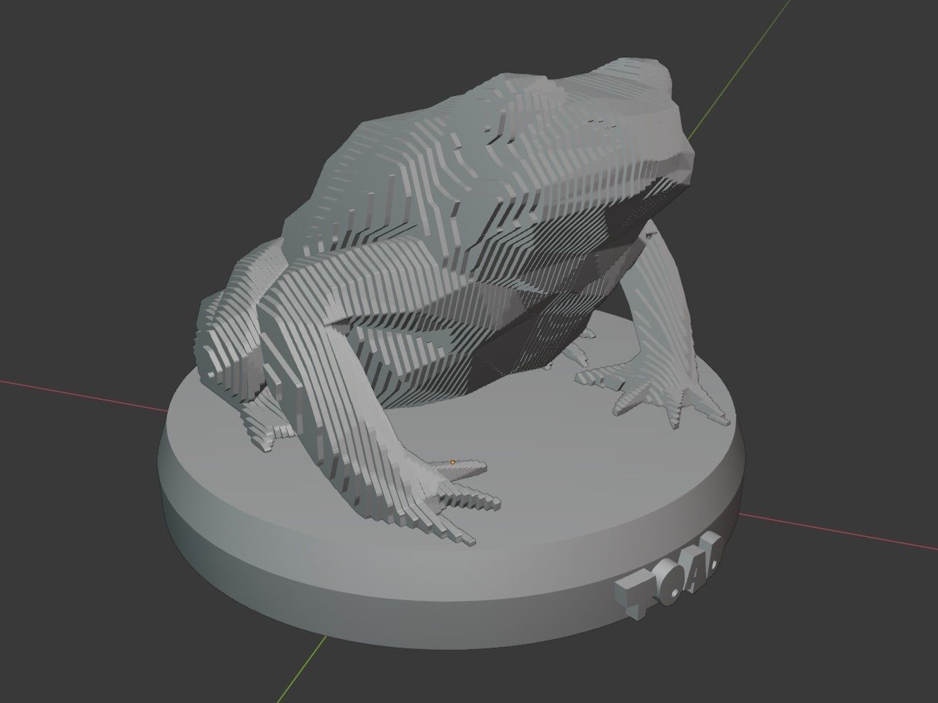 3D model Parametric Toad VR / AR / low-poly | CGTrader