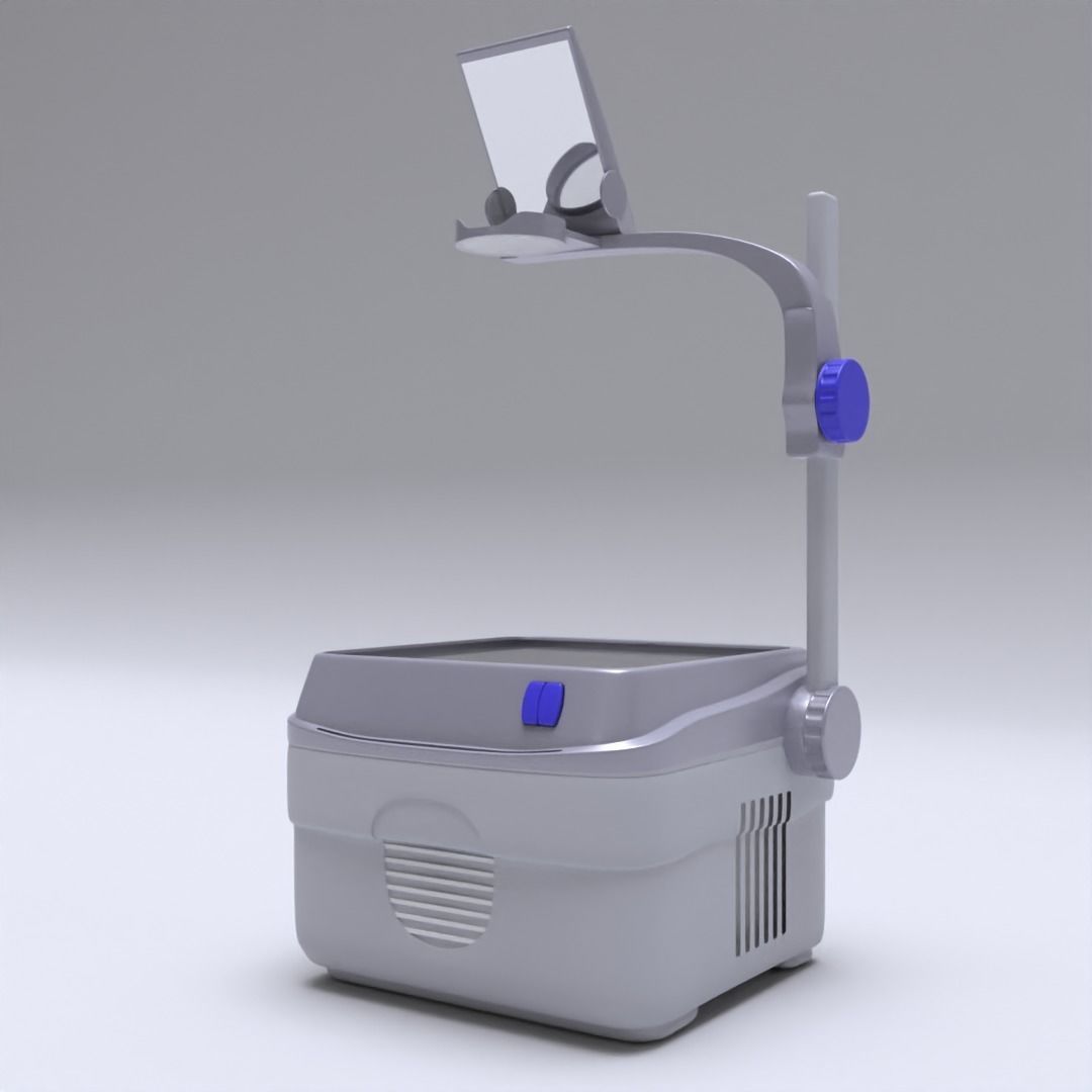 Overhead Projector 3D model | CGTrader
