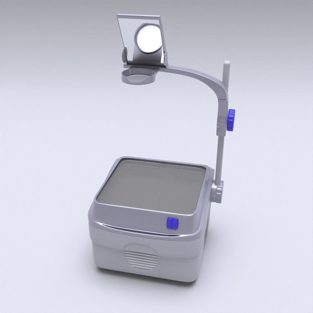 Overhead Projector 3D model | CGTrader