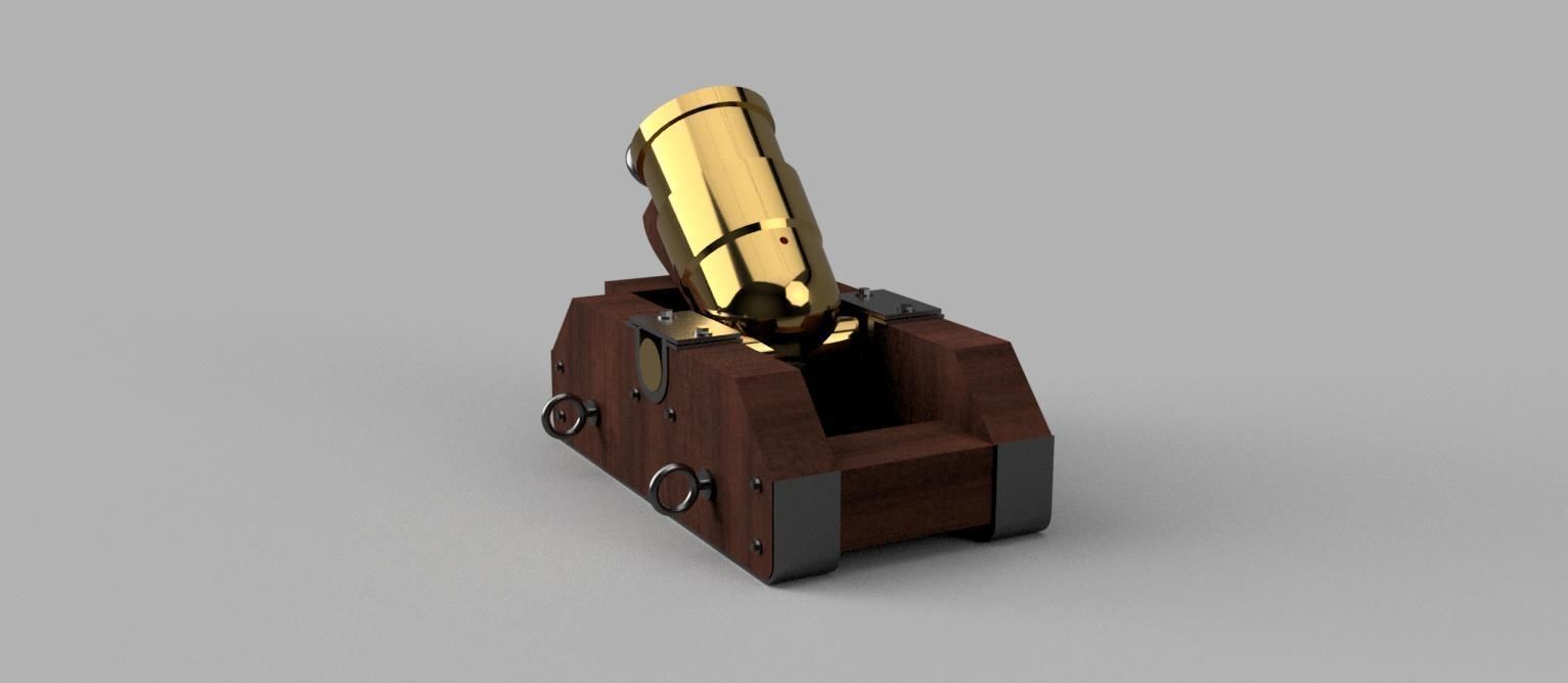 3D model Coehorn mortar cannon VR / AR / low-poly | CGTrader