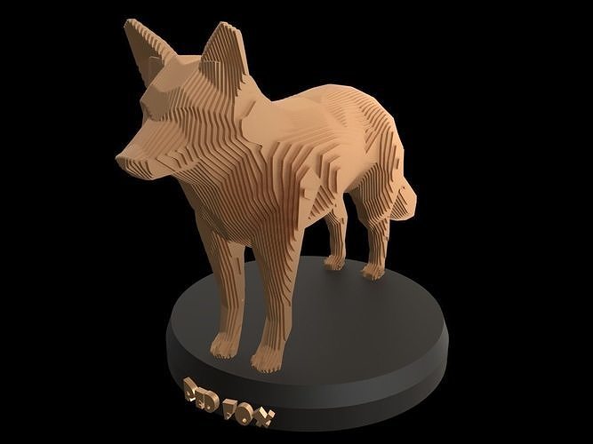 3D model Parametric Red Fox VR / AR / low-poly | CGTrader