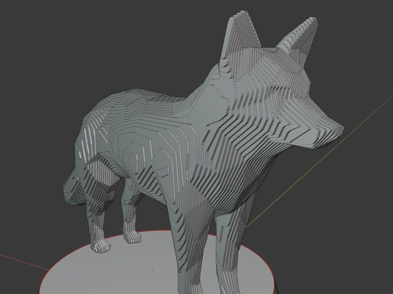 3D model Parametric Red Fox VR / AR / low-poly | CGTrader