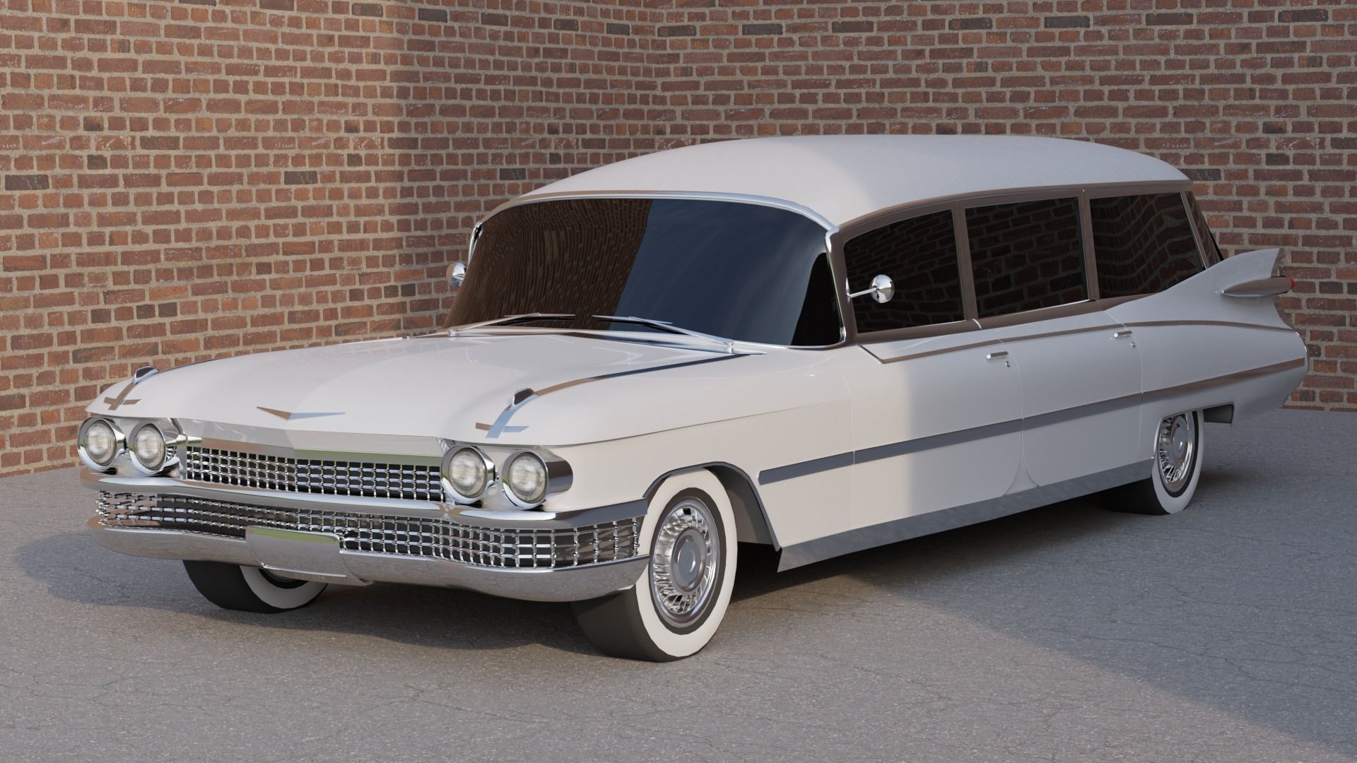 Cadillac Miller Meteor 1959 3D model | CGTrader