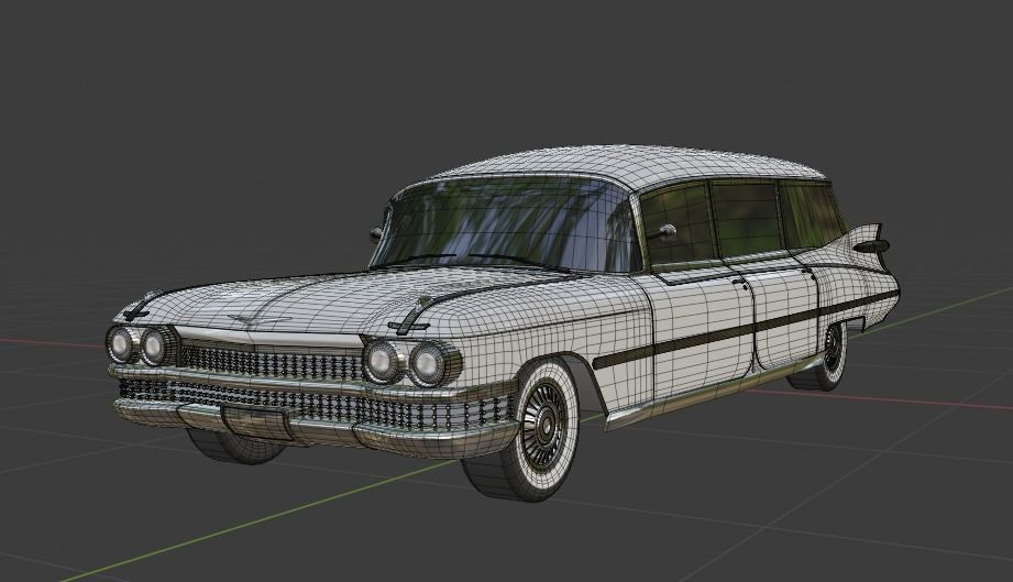 Cadillac Miller Meteor 1959 3D model | CGTrader
