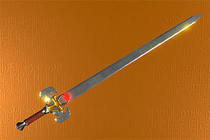 The sword of Anksunamun 3D model | CGTrader