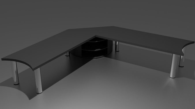 Corner Desk 3D model | CGTrader