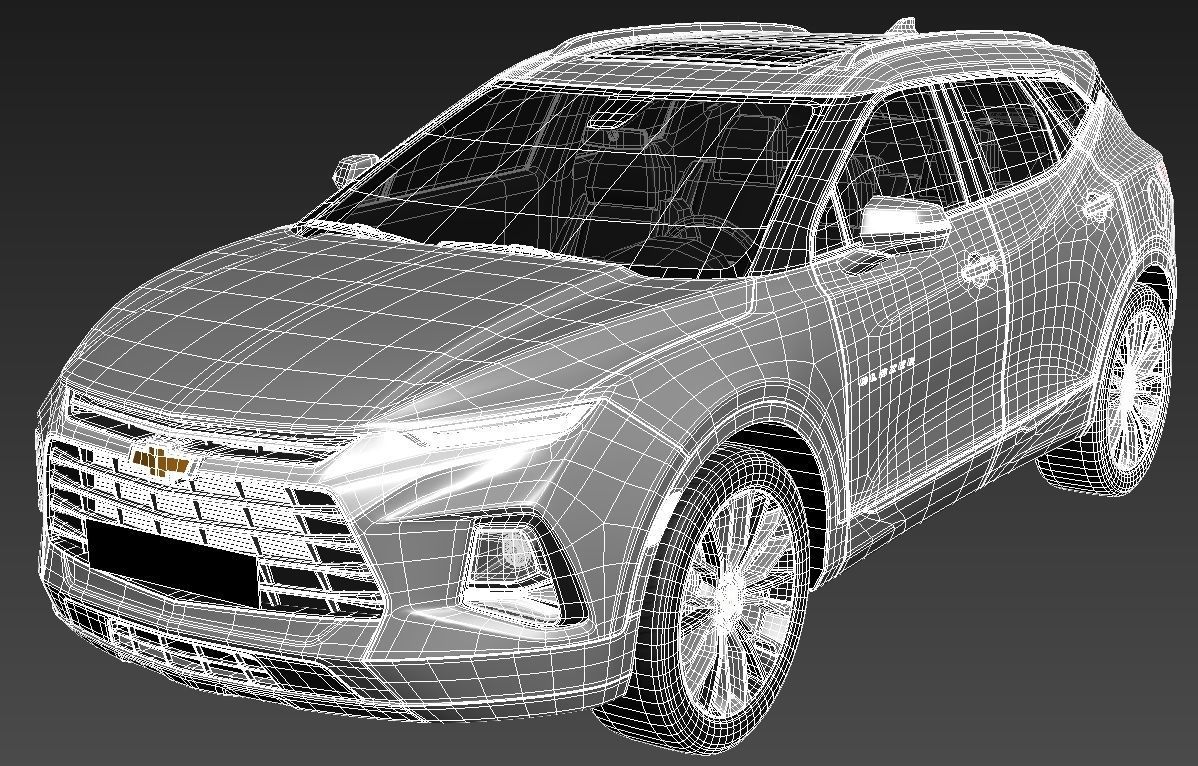 Chevrolet Blazer 2019 3D model | CGTrader